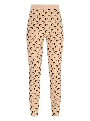 MARINE SERRE Leggings "moon - Beige