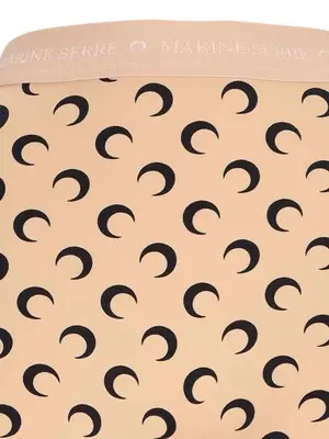 MARINE SERRE Leggings "moon - Beige