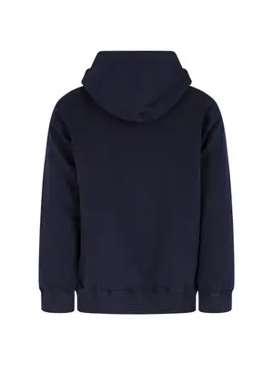 MAISON MARGIELA Numeric" Cotton Hoodie - Blue