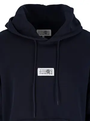 MAISON MARGIELA Numeric" Cotton Hoodie - Blue