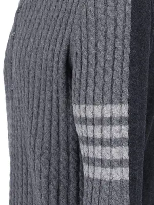 Stone Island Thom Browne Virgin Wool Polo - Gray