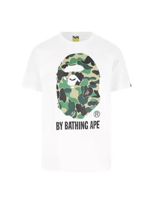 A BATHING APE T-shirt "abc Camo - White