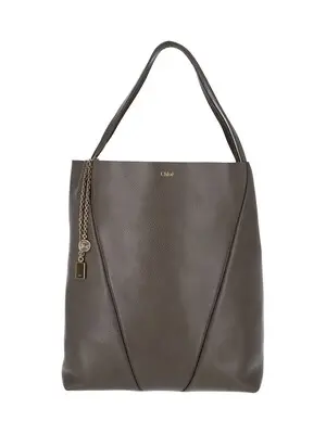 Chloé Spin Large Tote - Gray