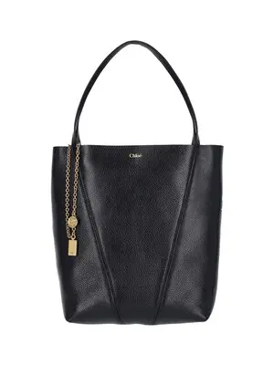 Chloé Spin" Tote Bag - Black