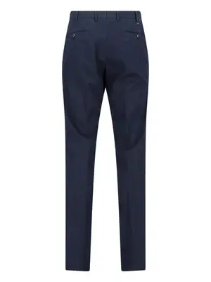 PT TORINO Cotton Blend Trousers - Blue