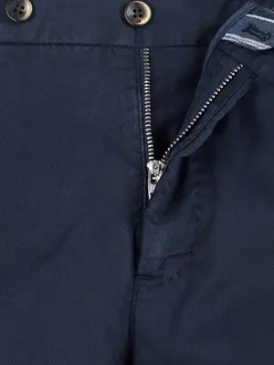 PT TORINO Cotton Blend Trousers - Blue