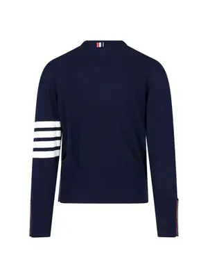 Thom Browne Bar Sweater - Blue