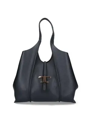 TOD'S T-timeless Tote Bag - Black