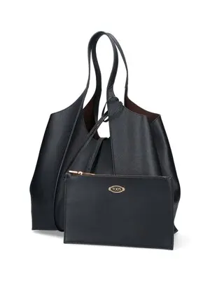 TOD'S T-timeless Tote Bag - Black