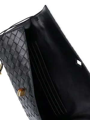 Bottega Veneta Andiamo Clutch - Black