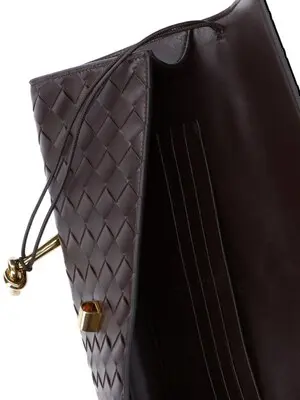 Bottega Veneta Andiamo" Clutch - Brown