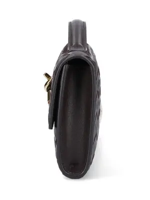Bottega Veneta Andiamo" Clutch - Brown