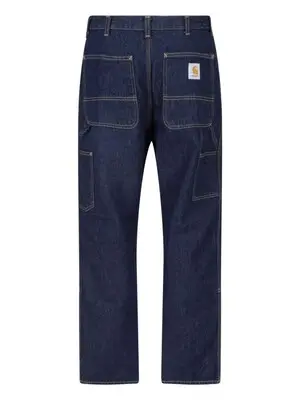 Carhartt Work In Progress Straight Leg Double Knee Denim Jeans