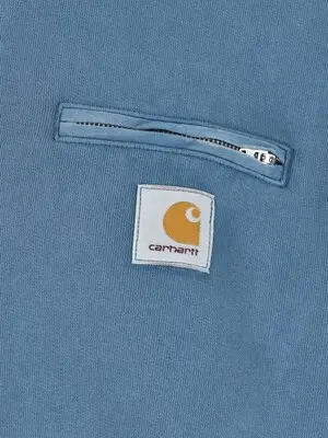 Carhartt Work In Progress Half Zip Detroit Sweatshirt - Blue