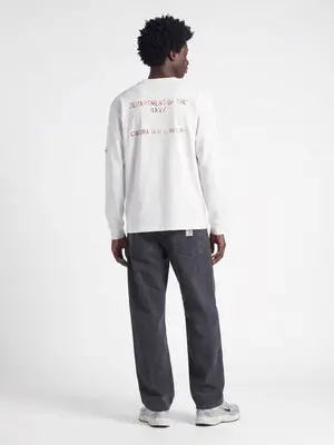 Carhartt Work In Progress Landon" Straight Jeans - Black