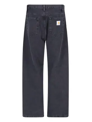 Carhartt Work In Progress Landon" Straight Jeans - Black