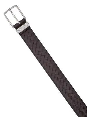 Bottega Veneta Intrecciato Belt - Brown