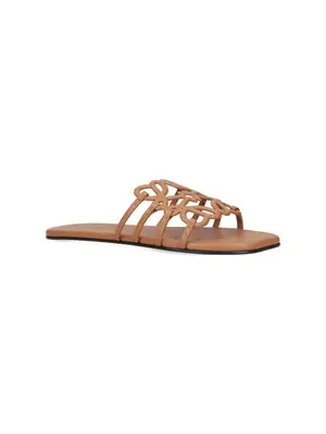 Loewe Anagram Petal Sandals - Brown