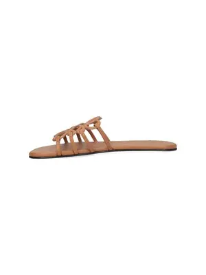 Loewe Anagram Petal Sandals - Brown