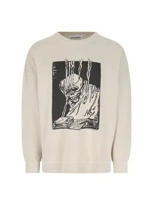 Our Legacy Angry Fan Mail Sweatshirt - Beige