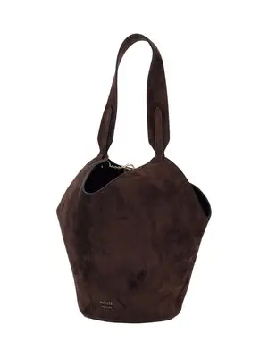 Khaite Lotus Mini Tote Bag - Brown