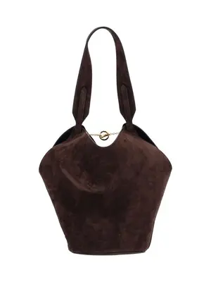Khaite Lotus Mini Tote Bag - Brown
