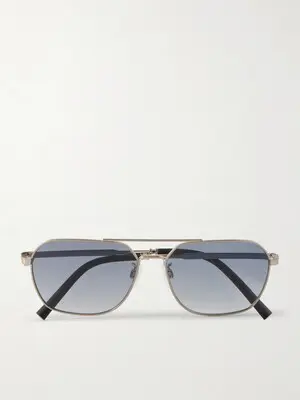 Oliver Spencer Aviator-style Sunglasses - Silver