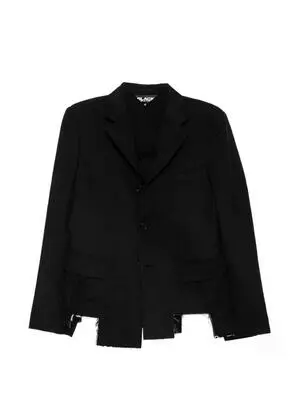 Comme Des Garçons Asymmetric-hem Blazer
