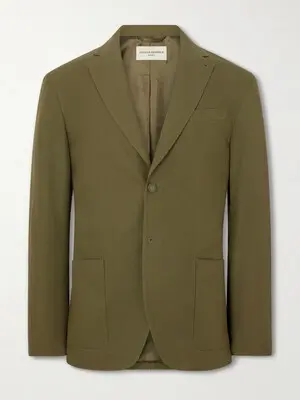 Officine Generale Notched Lapel Outerwear For Men