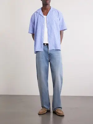 CORRIDOR Straight-leg Organic Cotton Jeans - Blue