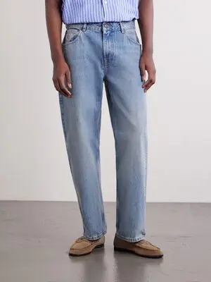 CORRIDOR Straight-leg Organic Cotton Jeans - Blue