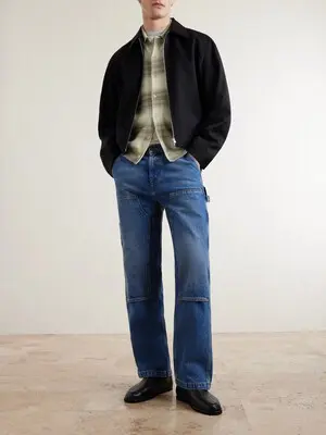 CORRIDOR Straight-leg Double-knee Jeans - Blue
