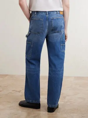 CORRIDOR Straight-leg Double-knee Jeans - Blue