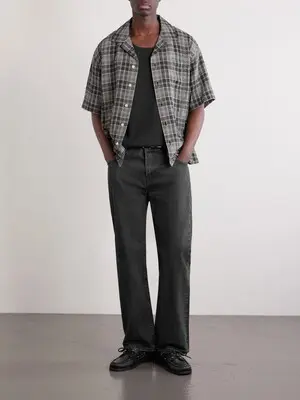 CORRIDOR Straight-leg Organic Jeans - Black