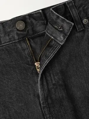 CORRIDOR Straight-leg Organic Jeans - Black