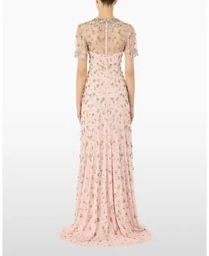 Jenny Packham Ambiance Beaded Maxi Gown - Sugar