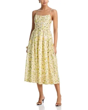 Aqua Draped Day Dresses