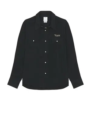 Visvim Four Corners Long Sleeve Shirt - Black