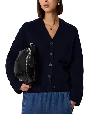 Whistles Cotton Pocket Cardigan