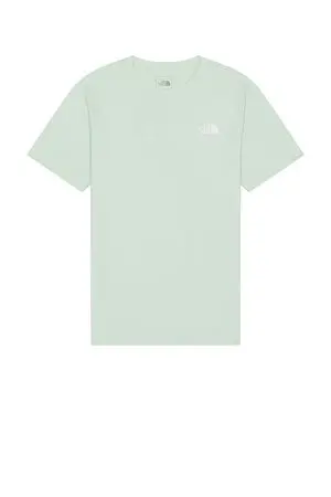 The North Face Evolution Box Nse Regular Short Sleeve Tee In Mint - Opal Frost