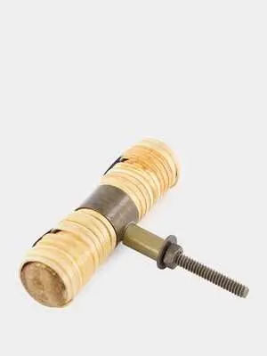 Madam Stoltz Rattan And Iron Door Handle