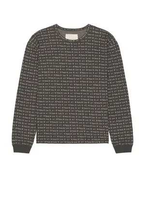 ERL Jacquard Long Sleeve Tee Knit