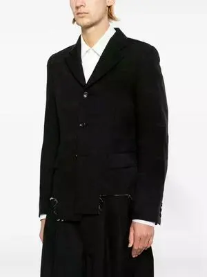 Comme Des Garçons Asymmetric-hem Blazer