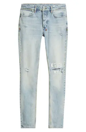 Ksubi Van Winkle Kasper Ripped Skinny Jeans