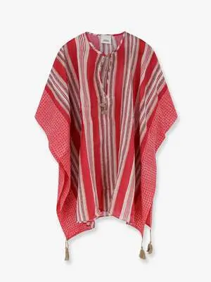 Isabel Marant Étoile Cotton And Silk Beach Robe Dress - Red