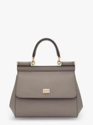 Dolce & Gabbana Sicily Medium Leather Crossbody Bag