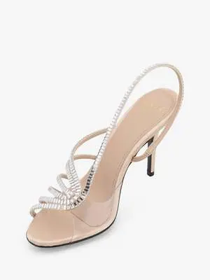 ALEVI` Star Xtal 95 Satin Heels