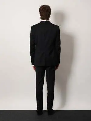 Tagliatore Wool Tuxedo - Black