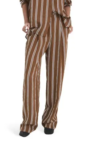 Mango Stripes Pants For Women