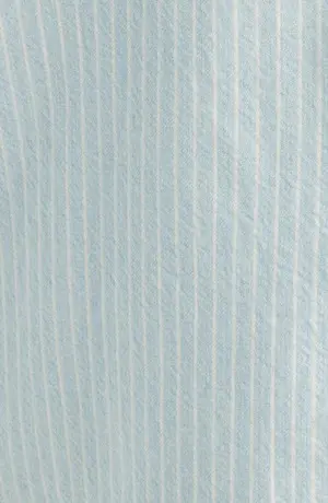 VANS Umber Stripe Denim Chore Jacket - Blue Ice Stripe
